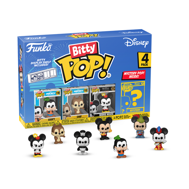 Bitty Pop Disney - Goffy - Chip - Minnie – StronGames